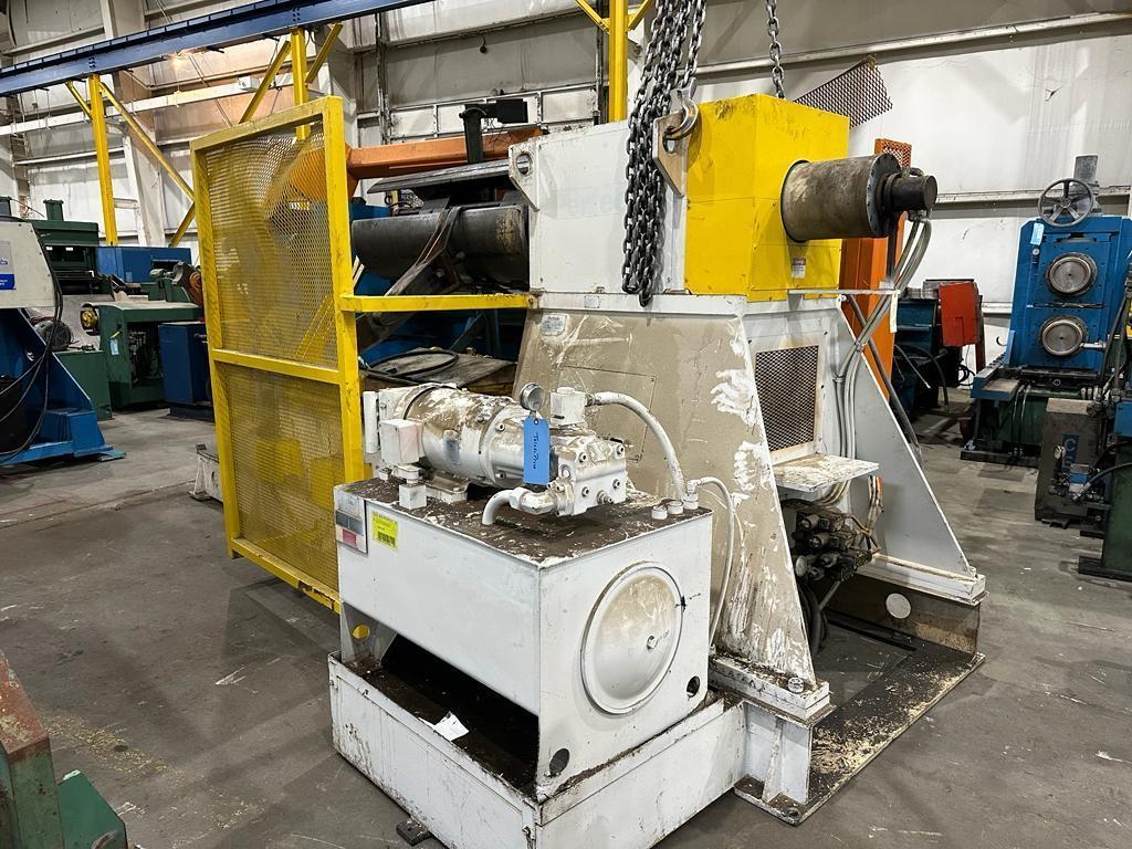 32,000# Perfecto Mandrel Uncoiler and Coil Car | Galaxie Corporation