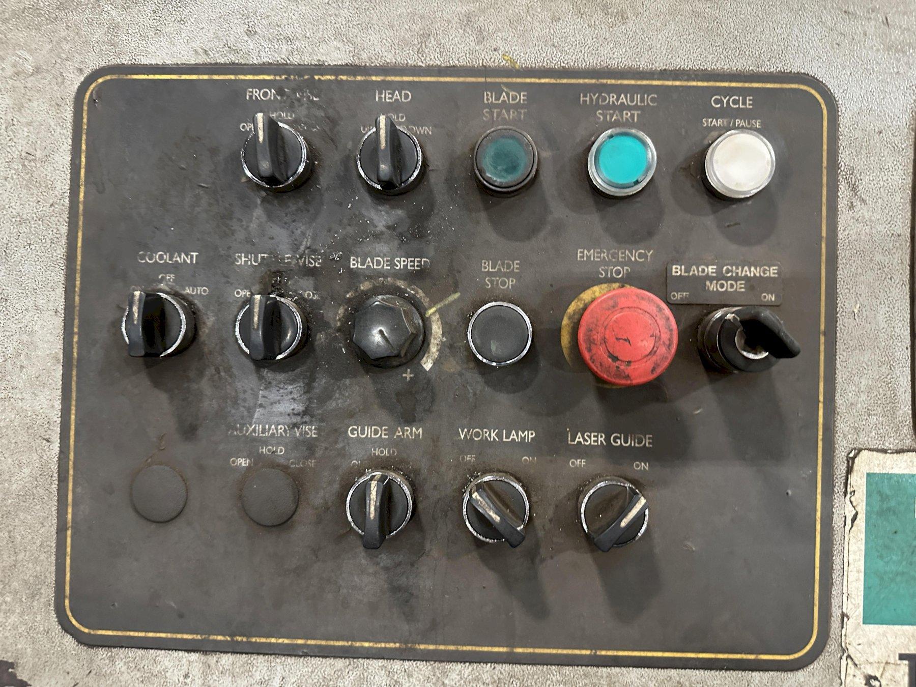 2002 HYD-MECH MODEL #M-20A HORIZONTAL BANDSAW: STOCK #22365