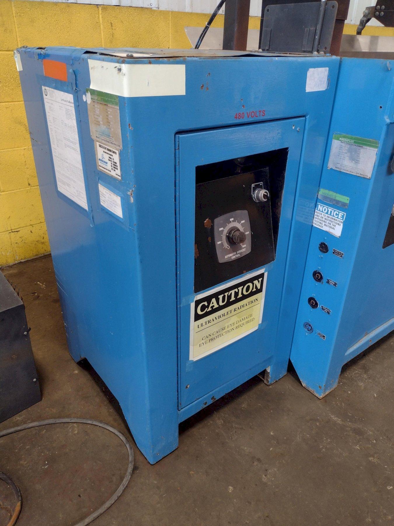 MAGNAFLUX MODEL #H-820 MAGNETIC PARTICLE INSPECTION MACHINE: STOCK #17322