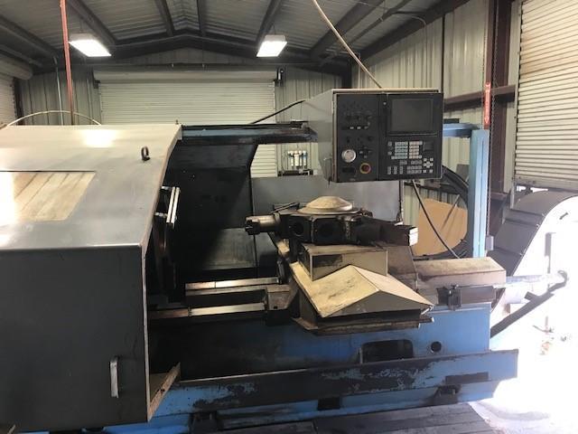 Used, Mazak Powermaster CNC Hollow Spindle Chucker Lathe with 14.75 ...