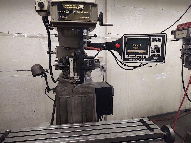 Seiki CNC Vertical Mill with TRAK AGE 2-Axis CNC Control | AMC