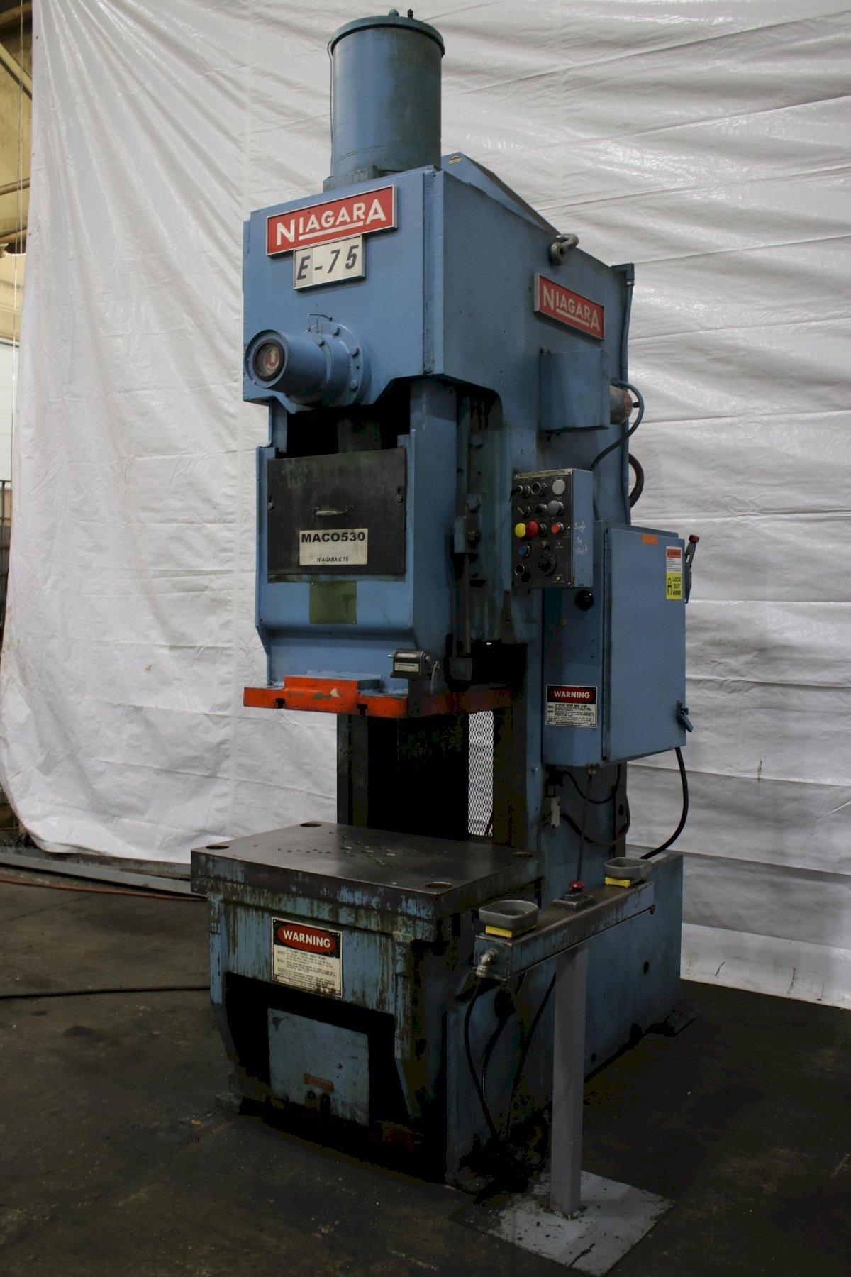 NIAGARA E75 - Presses, O.B.I, Flywheel, Single Crank | Machine Hub