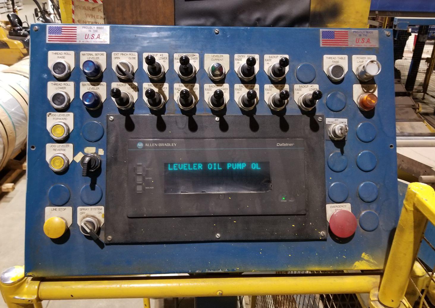 96″ x .250″ Automatic Feed 4-HI Corrective Leveler | Galaxie Corporation