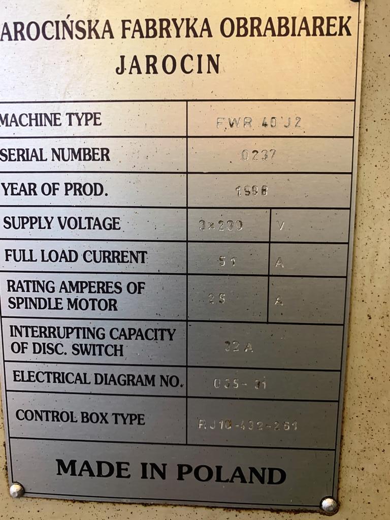 JAFO (TOOLMEX) MODEL FWR40J2 UNIVERSAL MILL | Blumberg Machinery Co.