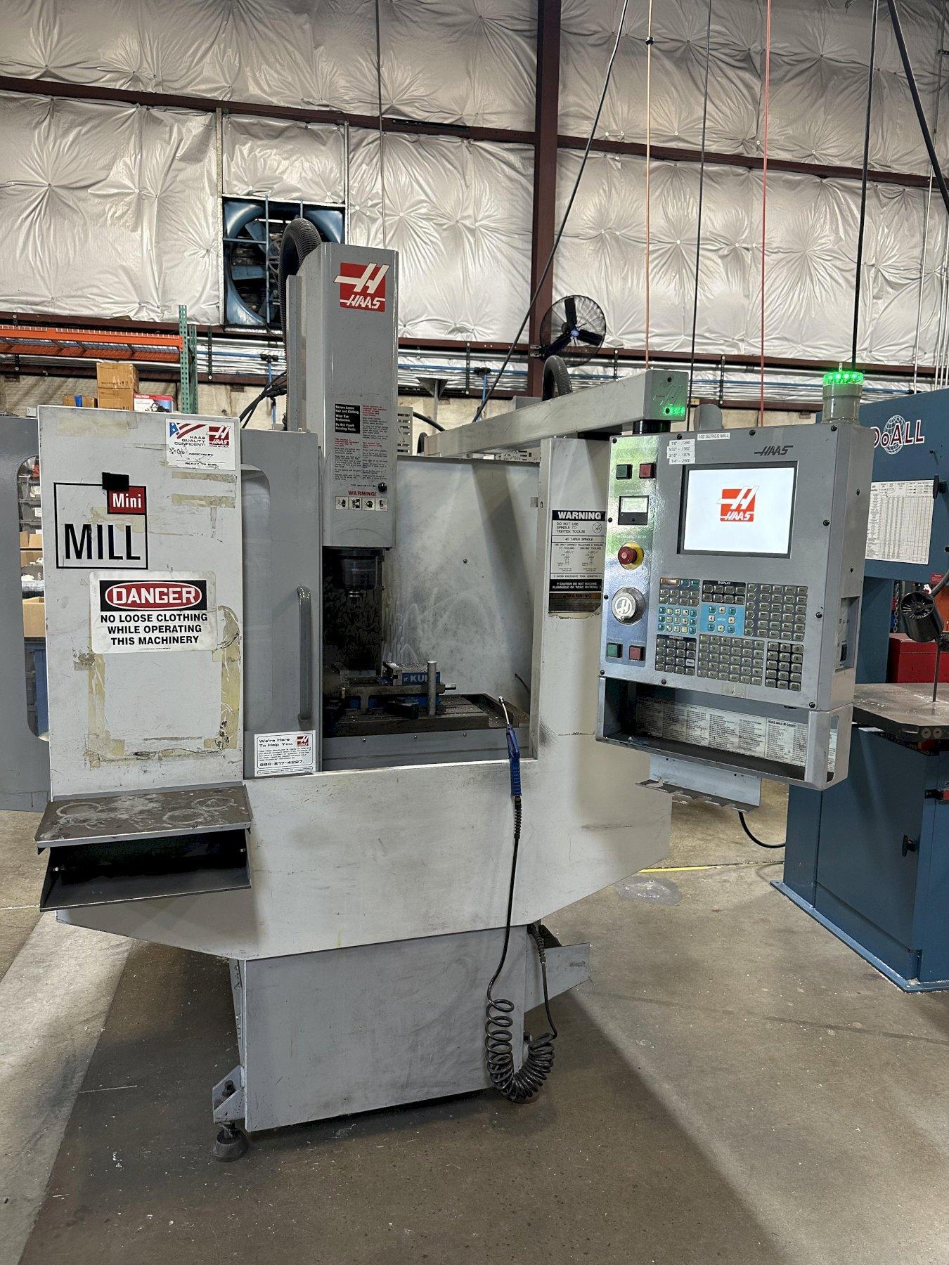 1 – PREOWNED HAAS CNC VERTICAL MACHINING CENTER, MODEL #: MINI MILL ...
