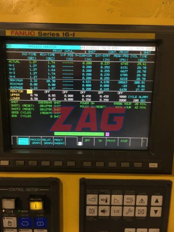 Cincinnati Milacron Fanuc Roboshot Used 330R Injection Molding Machine ...