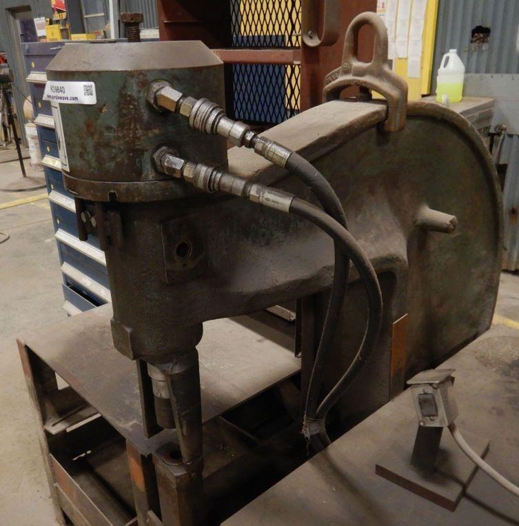 (3) WHITNEY / ROCKFORD FLANGE & WEB HYDRAULIC PORTABLE PUNCHES WITH ...