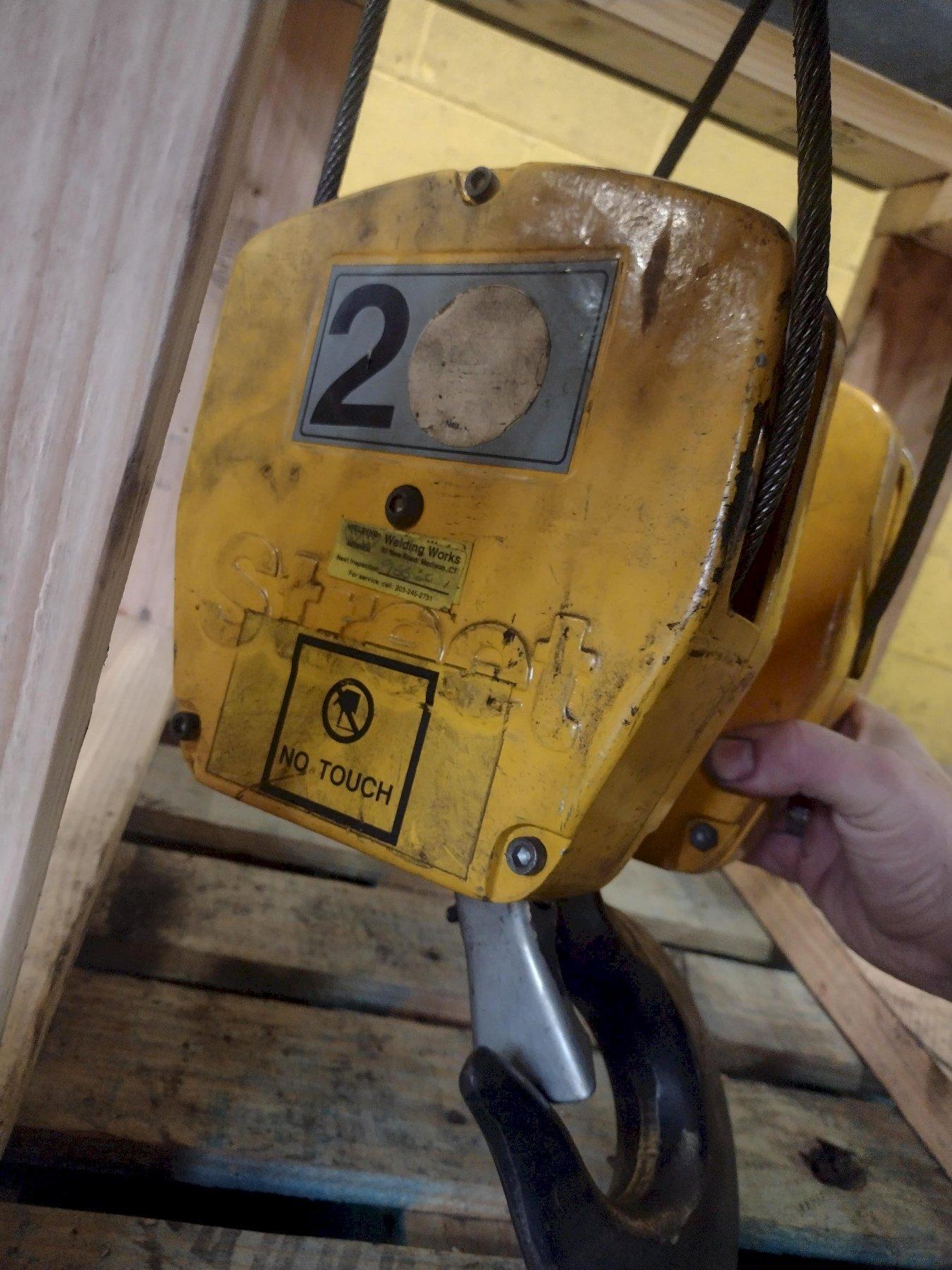 2 TON STREET JIB CRANE: STOCK #17927