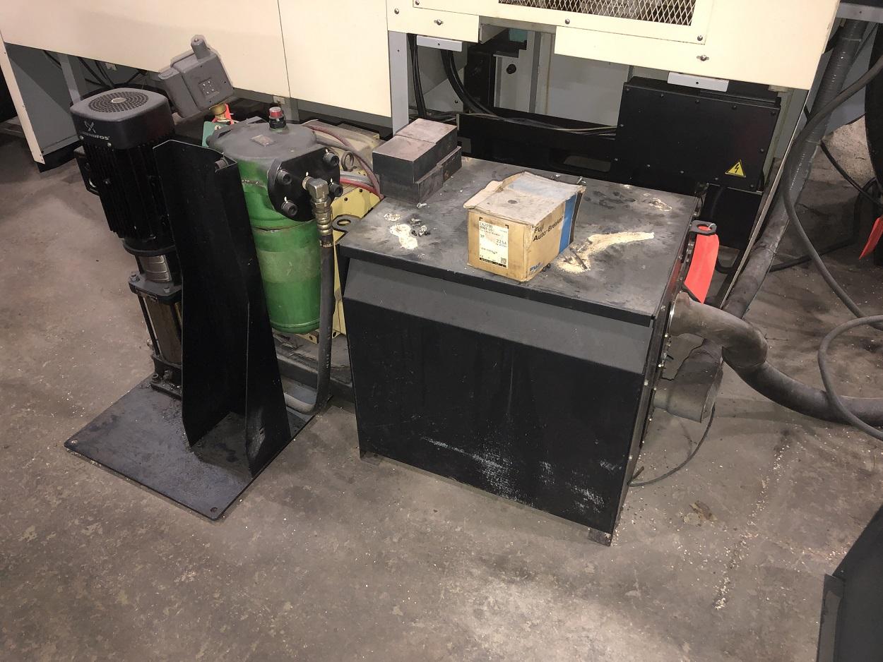 MAKINO V-77 CNC VERTICAL MACHINING CENTER WITH 12″ ROTARY TABLE, Fanuc ...