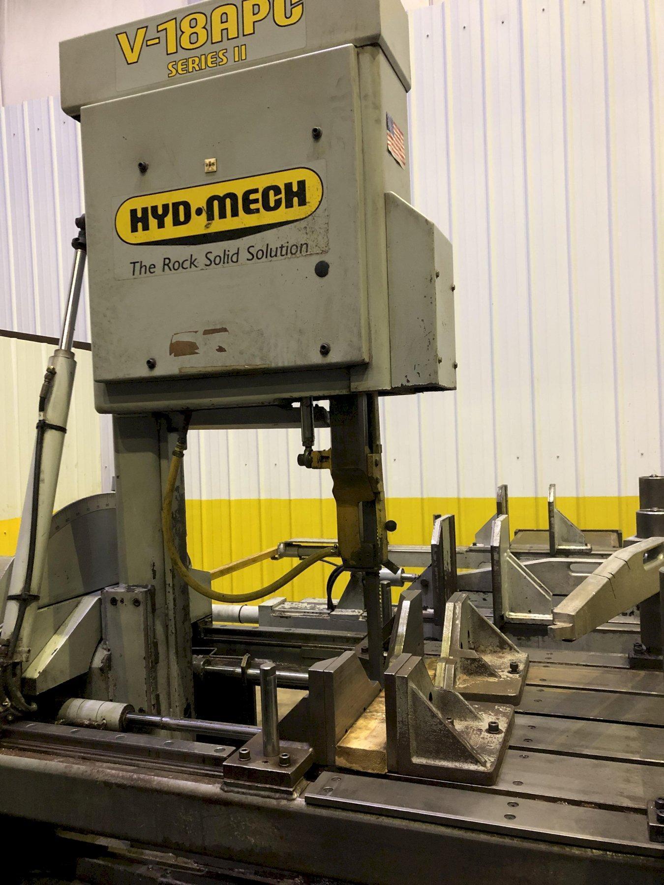 18″ X 20″ HYD-MECH MODEL V-18APC AUTOMATIC VERTICAL BAND SAW | Blumberg ...