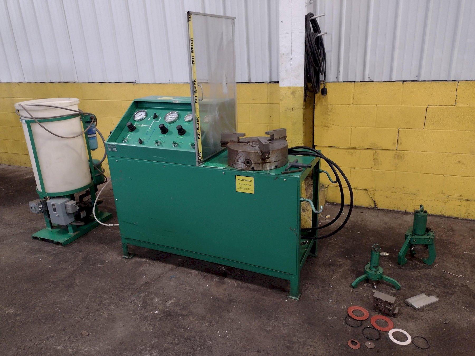 CALDER MODEL 600-15 VALVE PRESSURE TEST BENCH SYSTEM: STOCK #15826