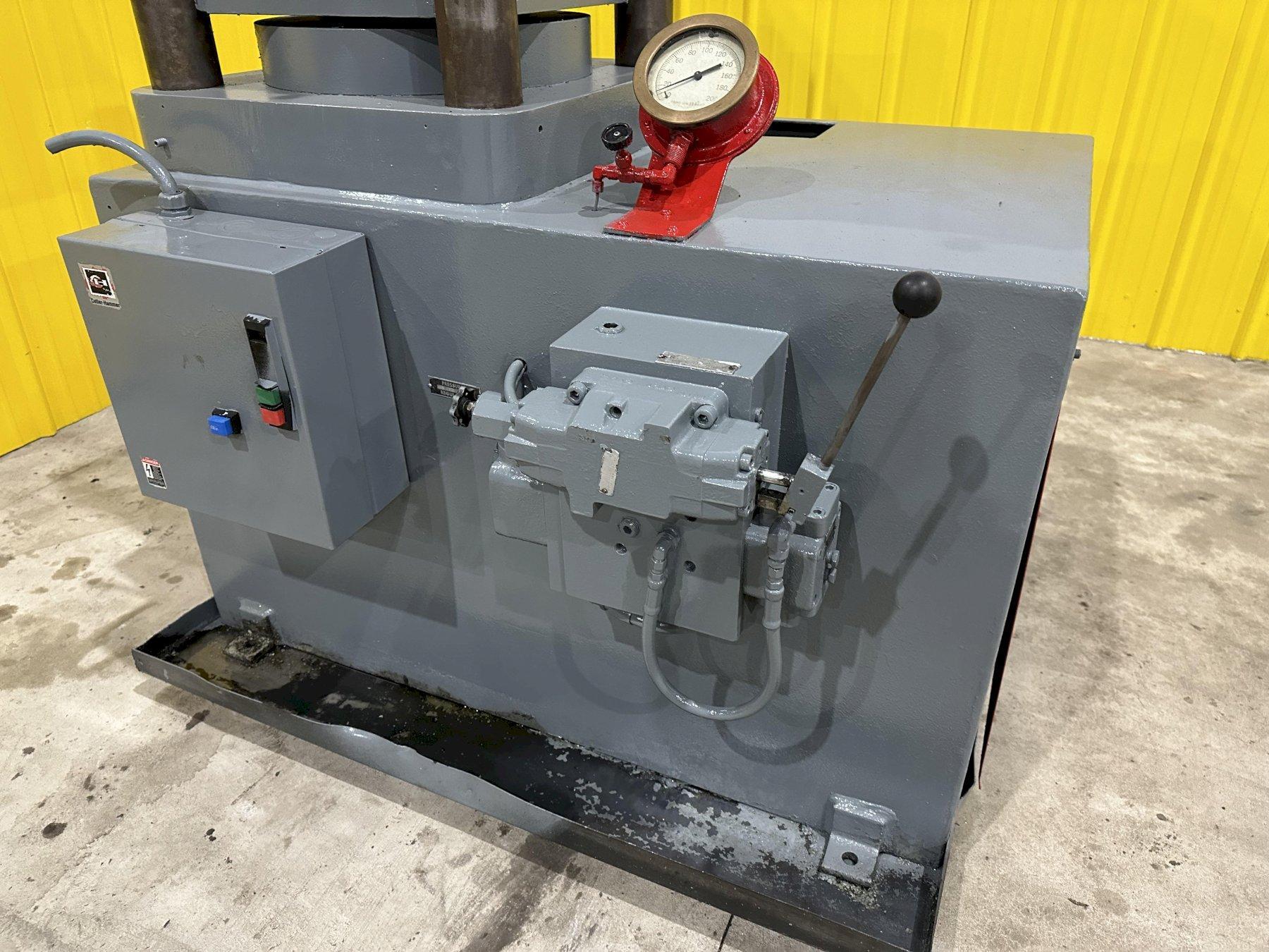 200 TON MODERN HYDRAULIC PRESS CO. MODEL 1A-200 4-POST PRESS: STOCK #20512