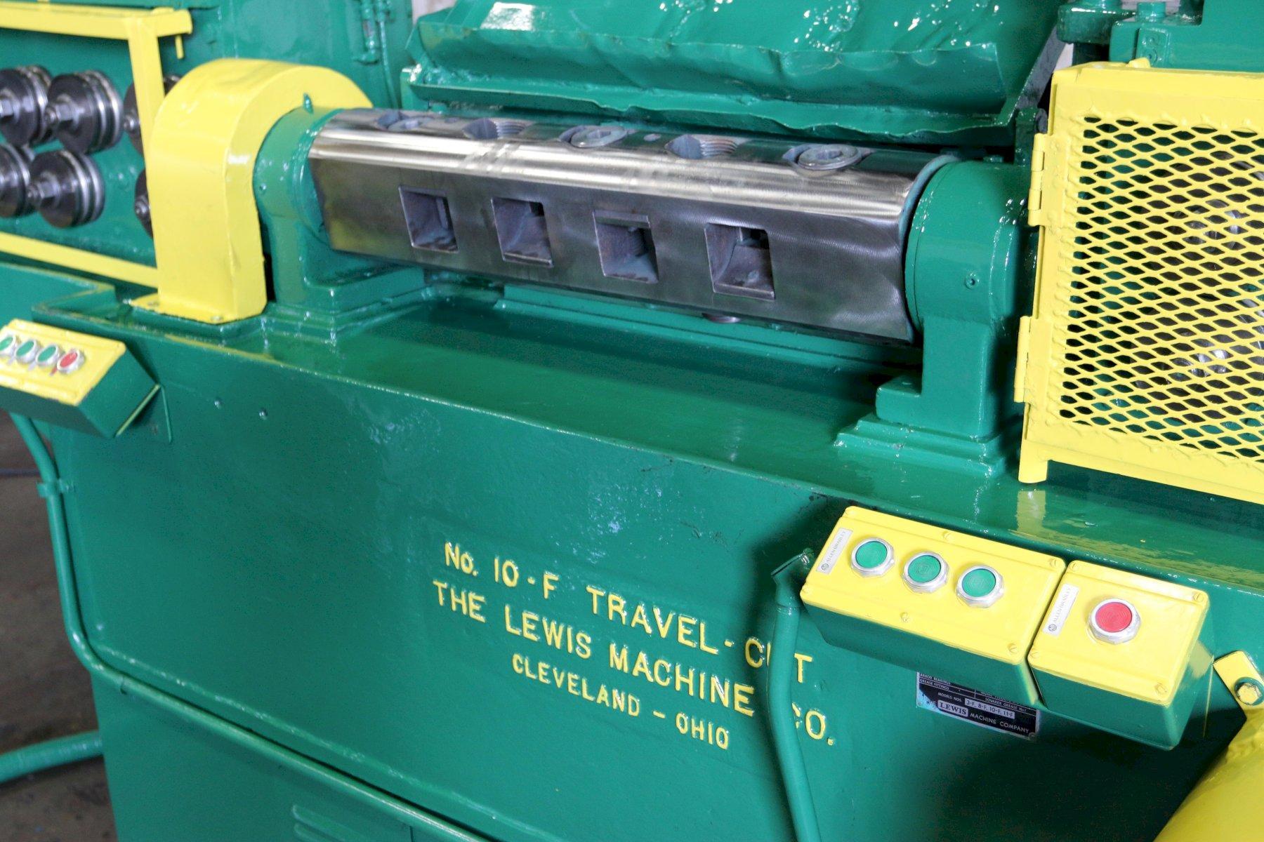 5/8″ LEWIS MODEL 10-F ROTARY STRAIGHTENER & TRAVELING CUTOFF WIRE ...