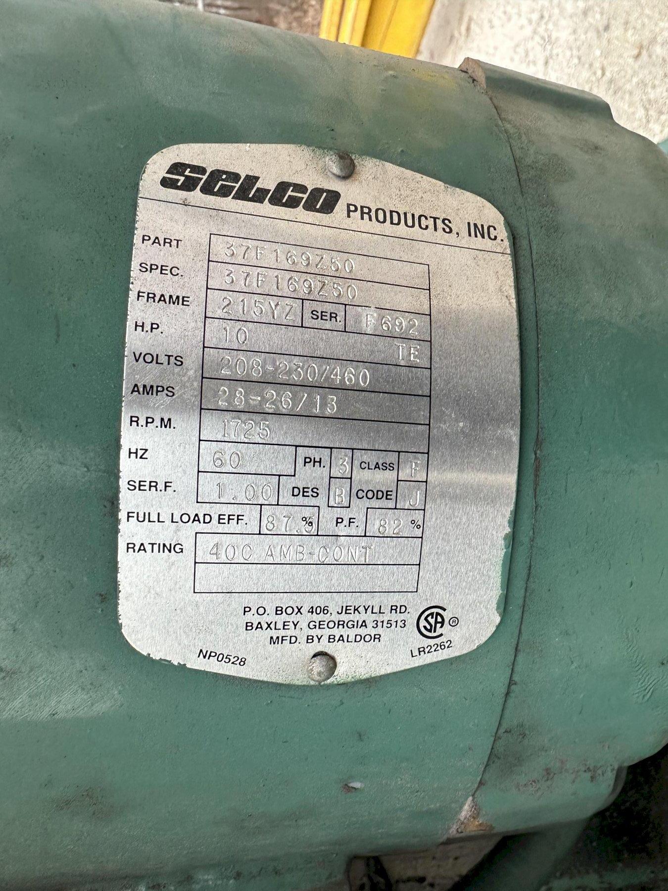 SELCO PRODUCTS MODEL V15 VERTICAL BALER: STOCK 17516