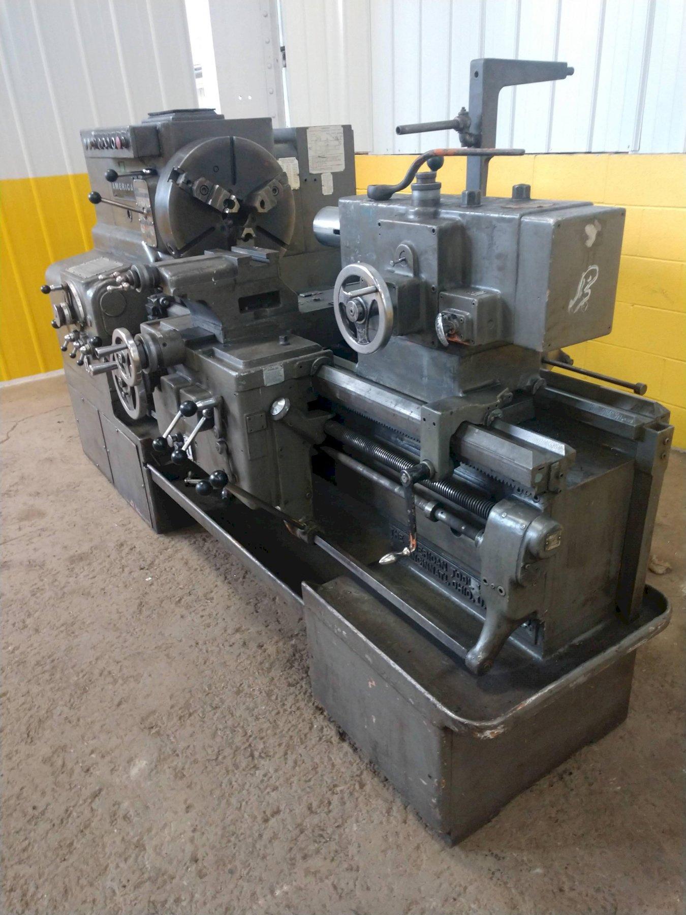 25″ X 30″ AMERICAN ENGINE LATHE: STOCK #12650