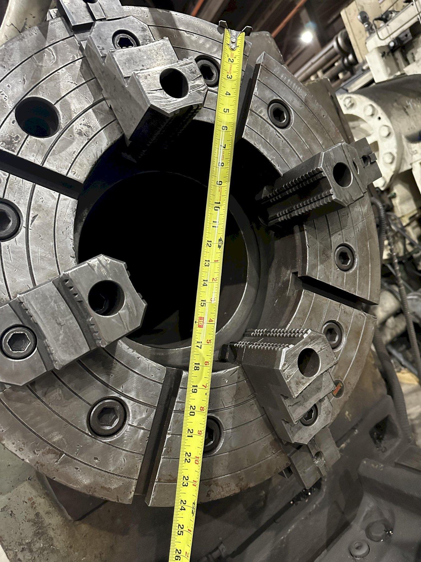 40″ x 120″ EDELSTAAL HOLLOW SPINDLE ENGINE LATHE: STOCK #21845