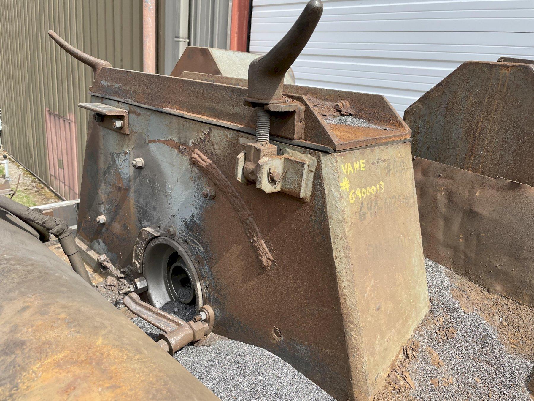 12 CU FT PANGBORN MODEL 12GN ROTOBLAST BARREL TYPE TUMBLE BLAST MACHINE ...