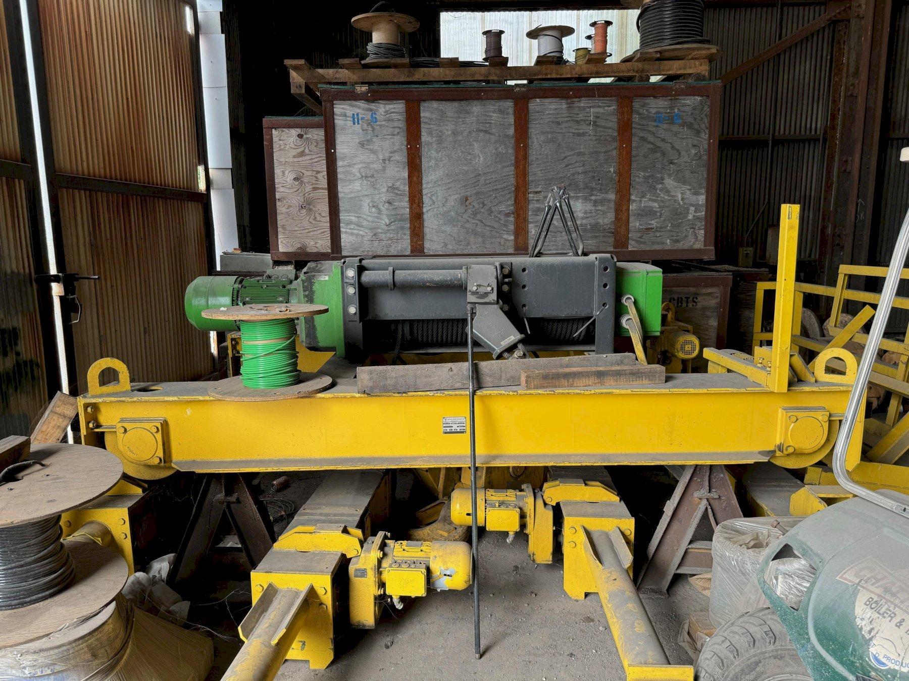 50 TON X 66′ DESHAZO DOUBLE GIRDER OVERHEAD BRIDGE CRANE(NEW IN 2011 ...