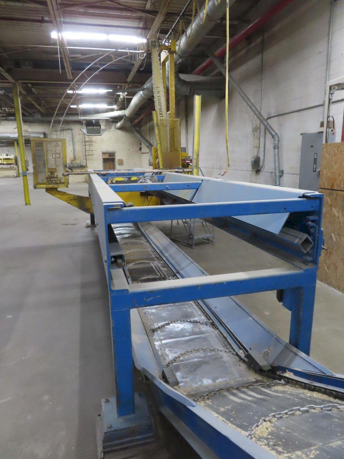 L&M EQUIPMENT CO MODEL HMPC-7-24 CROS CUT SYSTEM & CONVEYOR: STOCK #22922