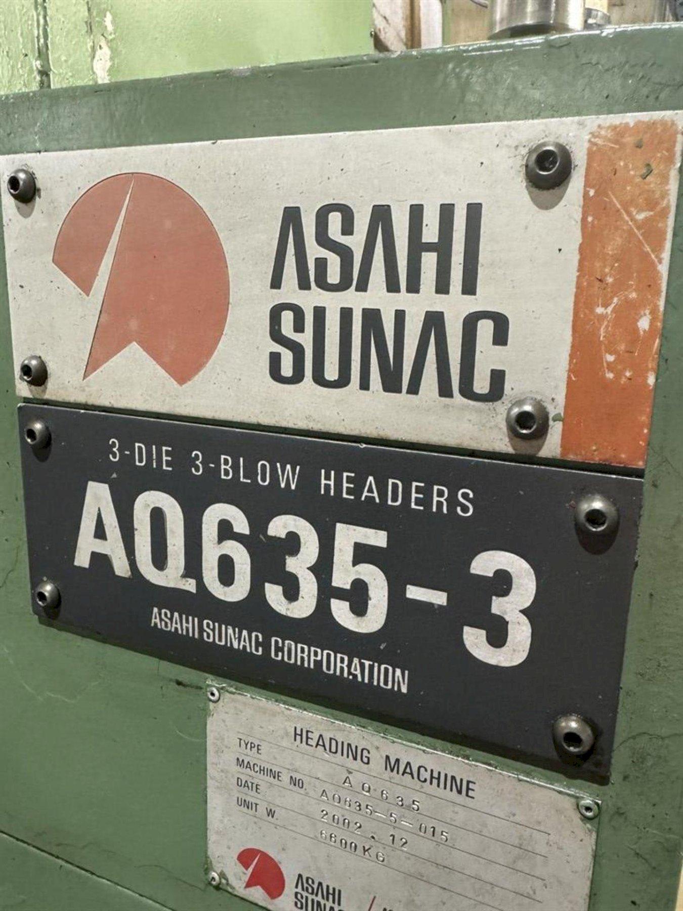 1/4″ Asahi Sunac 3 Die 3 Blow Cold Header | FH Machinery Inc.