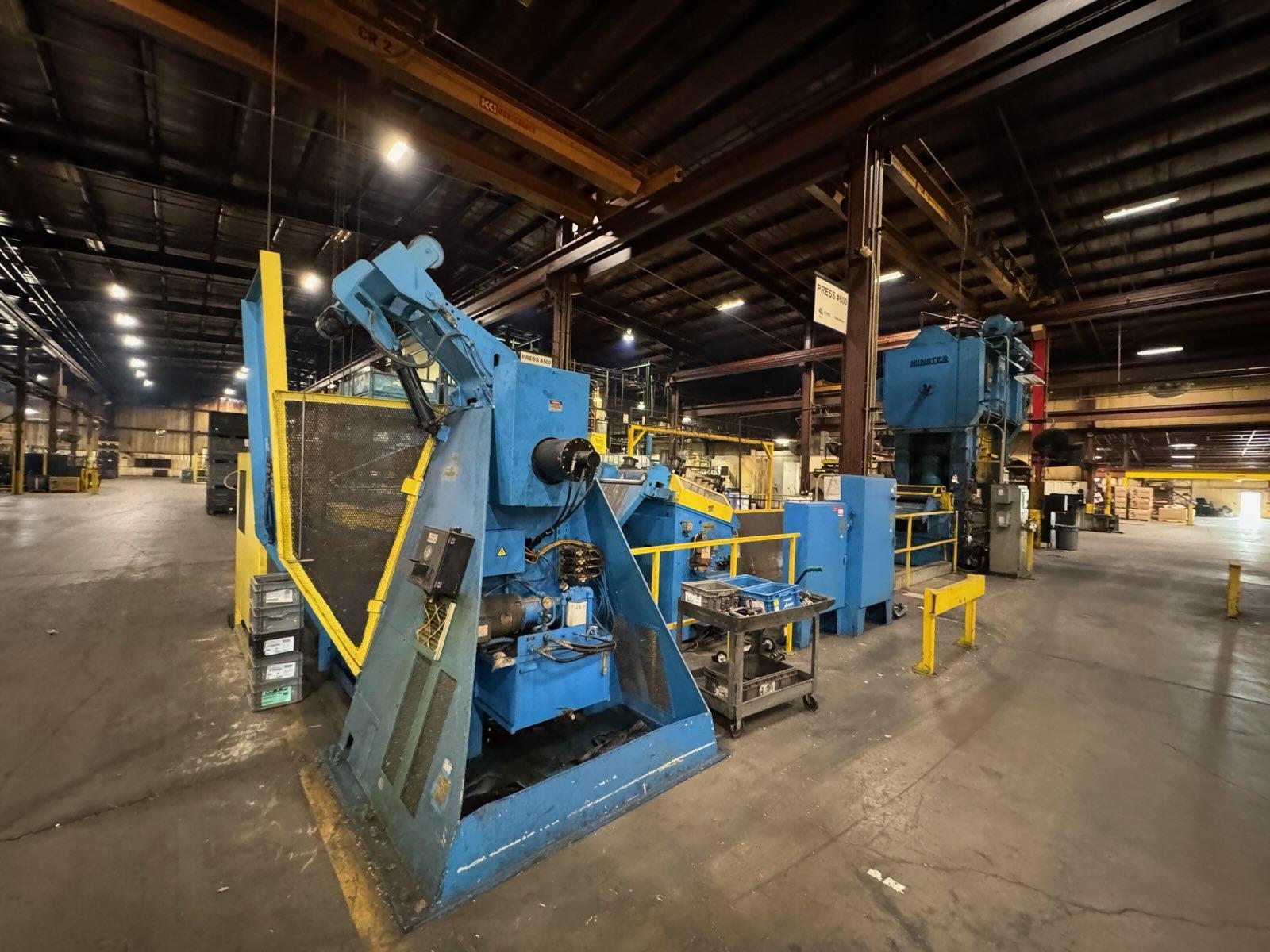 MINSTER Complete Coil Feed Line 15,000 Lbs. x 26″ Wide