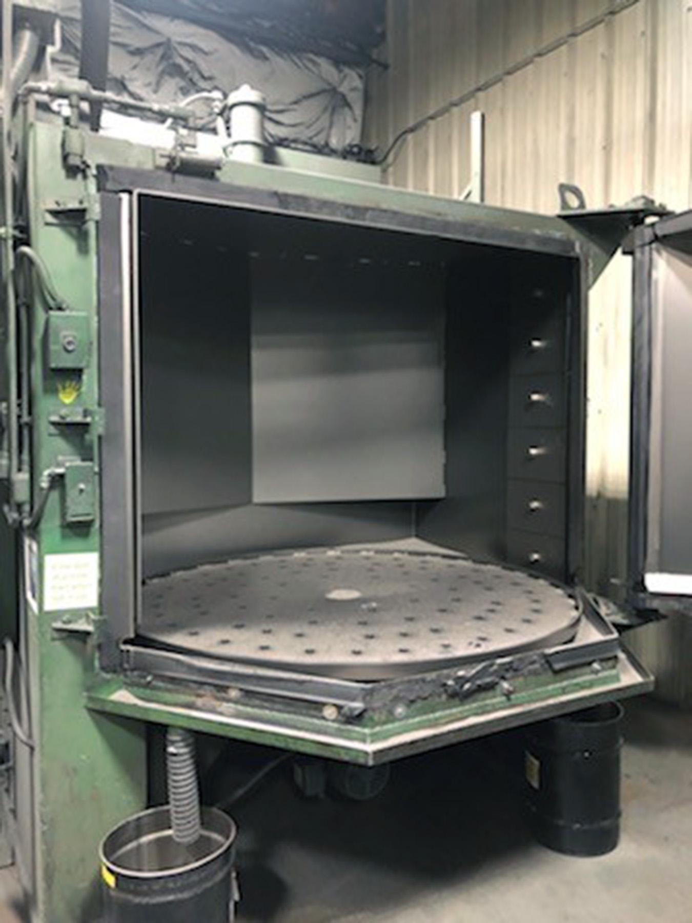 USED, 60″ PANGBORN ROTARY TABLE BLAST MACHINE | Harris Machine Tools
