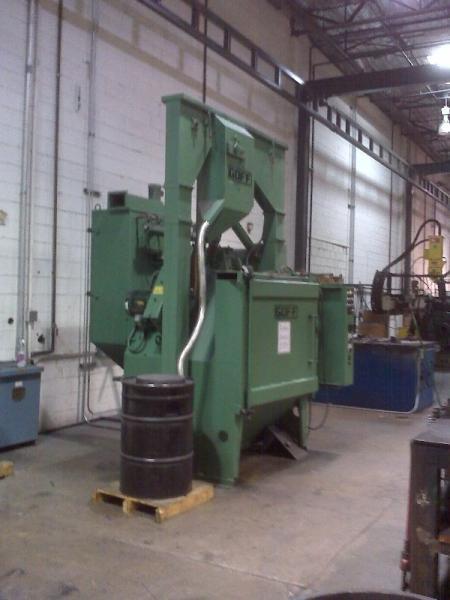 GOFF 48TB TABLE SHOT BLAST MACHINE. 2000920 | G-2000 Inc.