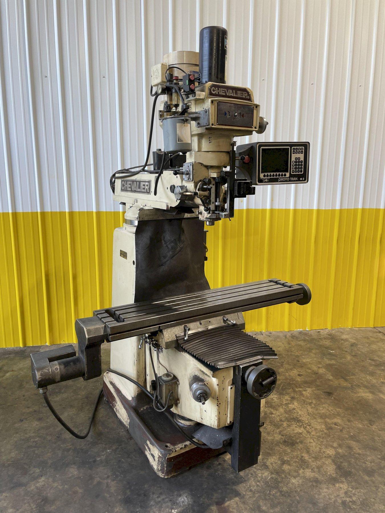 3 HP CHEVALIER MODEL #3VH PROTO-TRAX CONTROLLED VERTICAL MILL: STOCK #14932