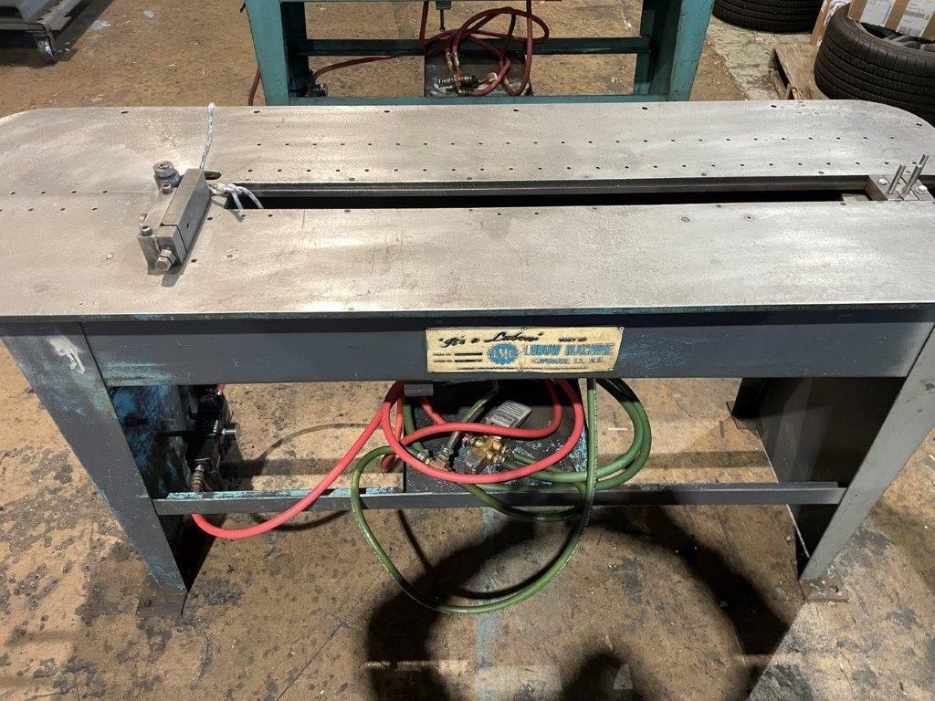Lubow WBR 1 Table Wire Bender 2 Stop | FH Machinery Inc.