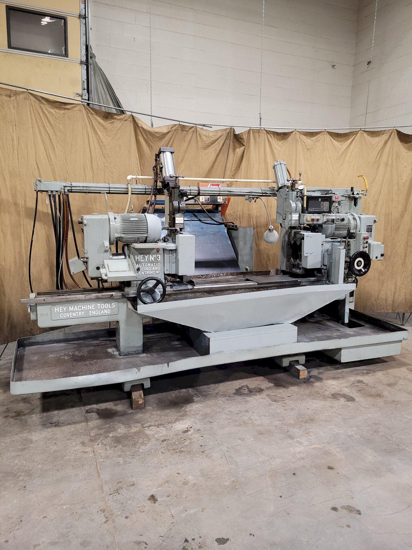 8″ x 75″ Hey No. 3 Double End Facing And Centering Machine | Adams ...