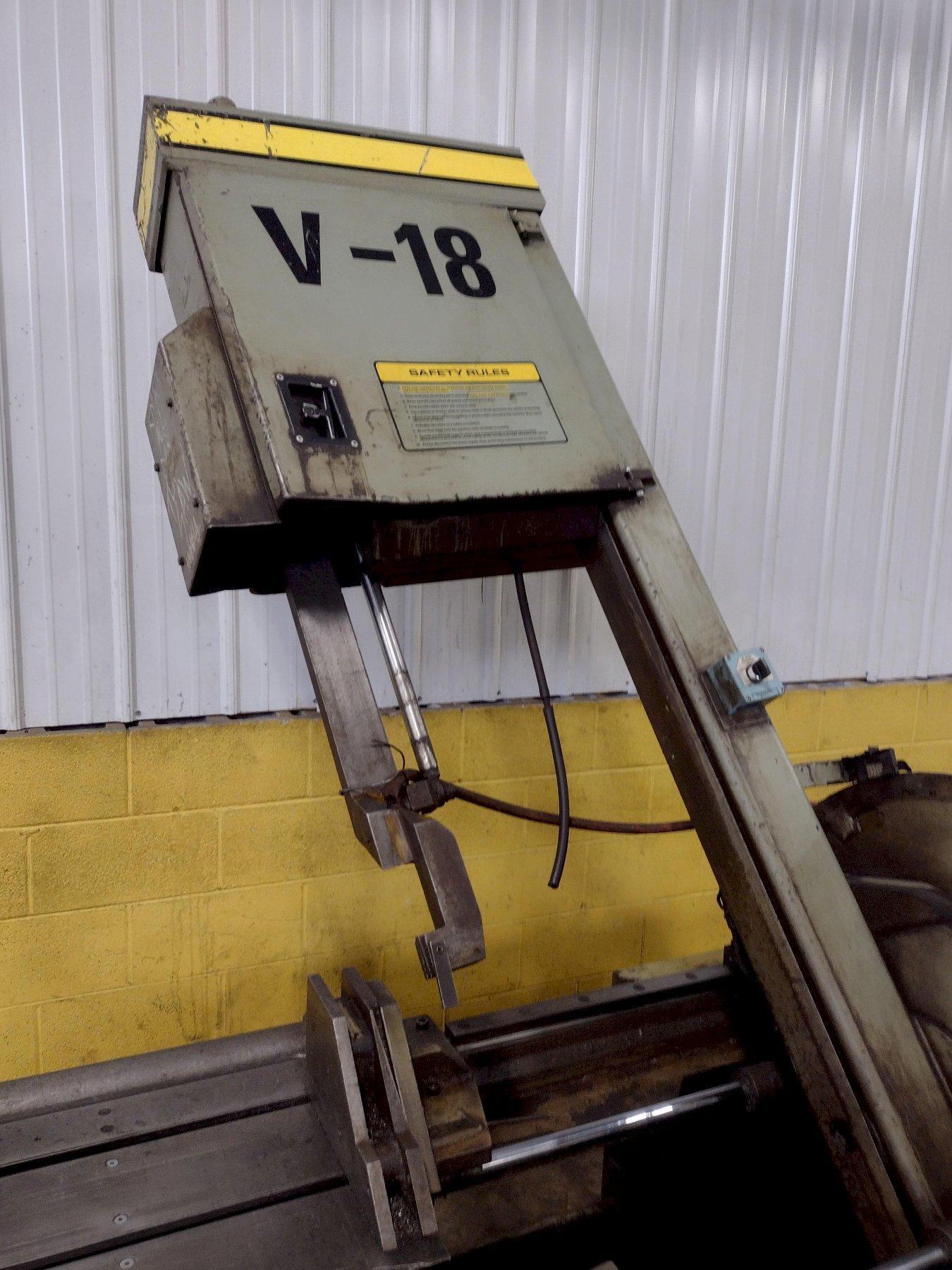 18″ X 20″ HYD-MECH MODEL V18 SERIES II VERTICAL BAND SAW: STOCK #18025