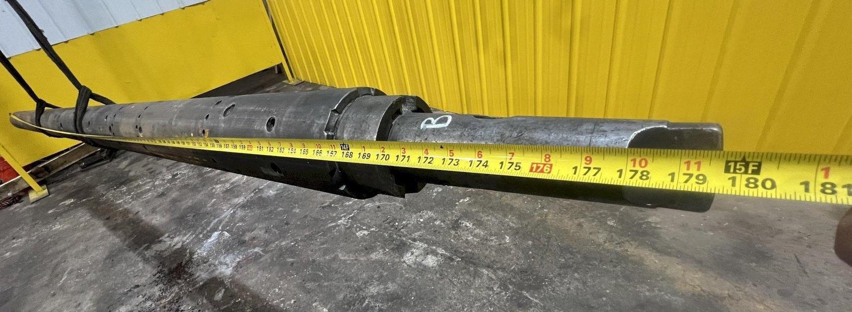 5.75″ DIAMETER X 15′ LONG BORING BAR WITH MORSE TAPER: STOCK #20649