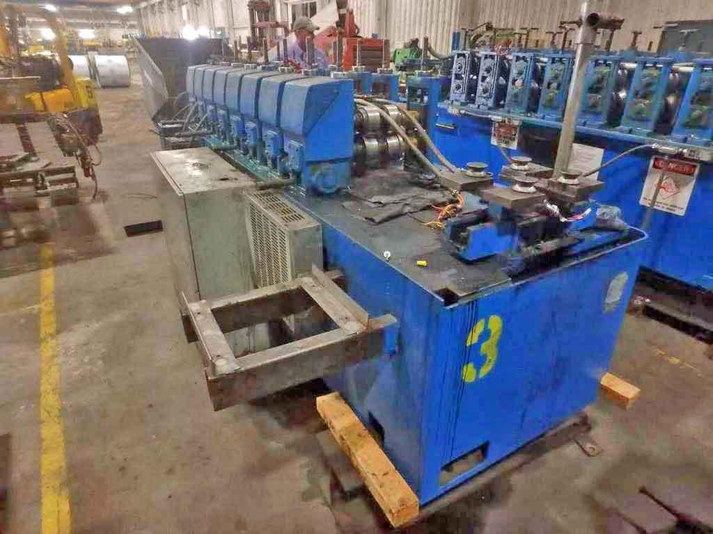 8 Stand 12.00″ x 2.00″ Yoder Rollforming Line | Deer Creek Machinery