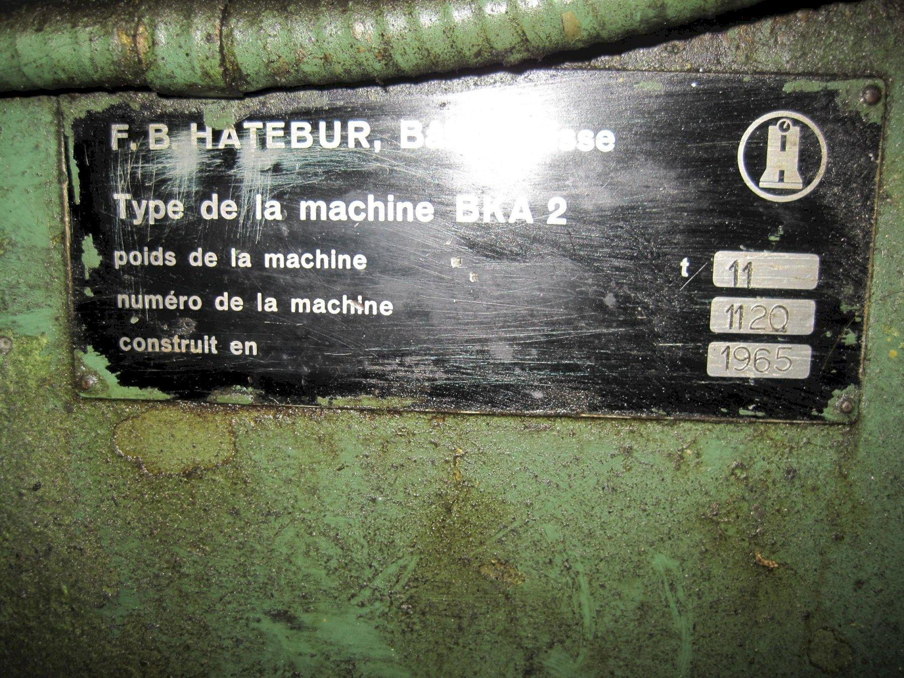 1/2″ Hatebur BKA-2 4 Die Cold Header | FH Machinery Inc.