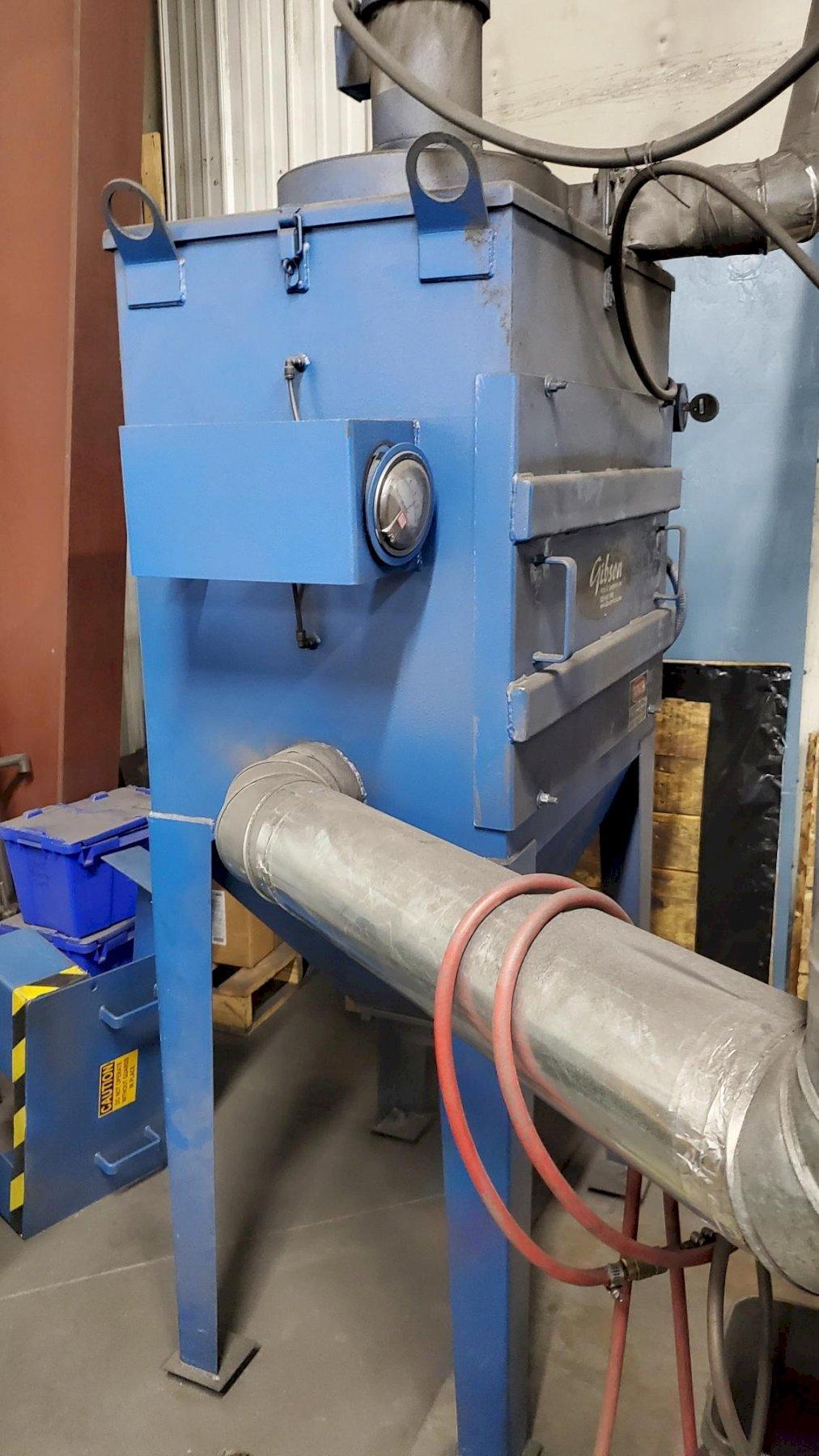 2012 GIBSON MODEL #12X44 DUAL CHAMBER ROTARY SHOT BLAST MACHINE SYSTEM ...