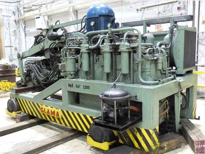 Glama GSM Rail Bound Forging Manipulator | Galaxie Corporation