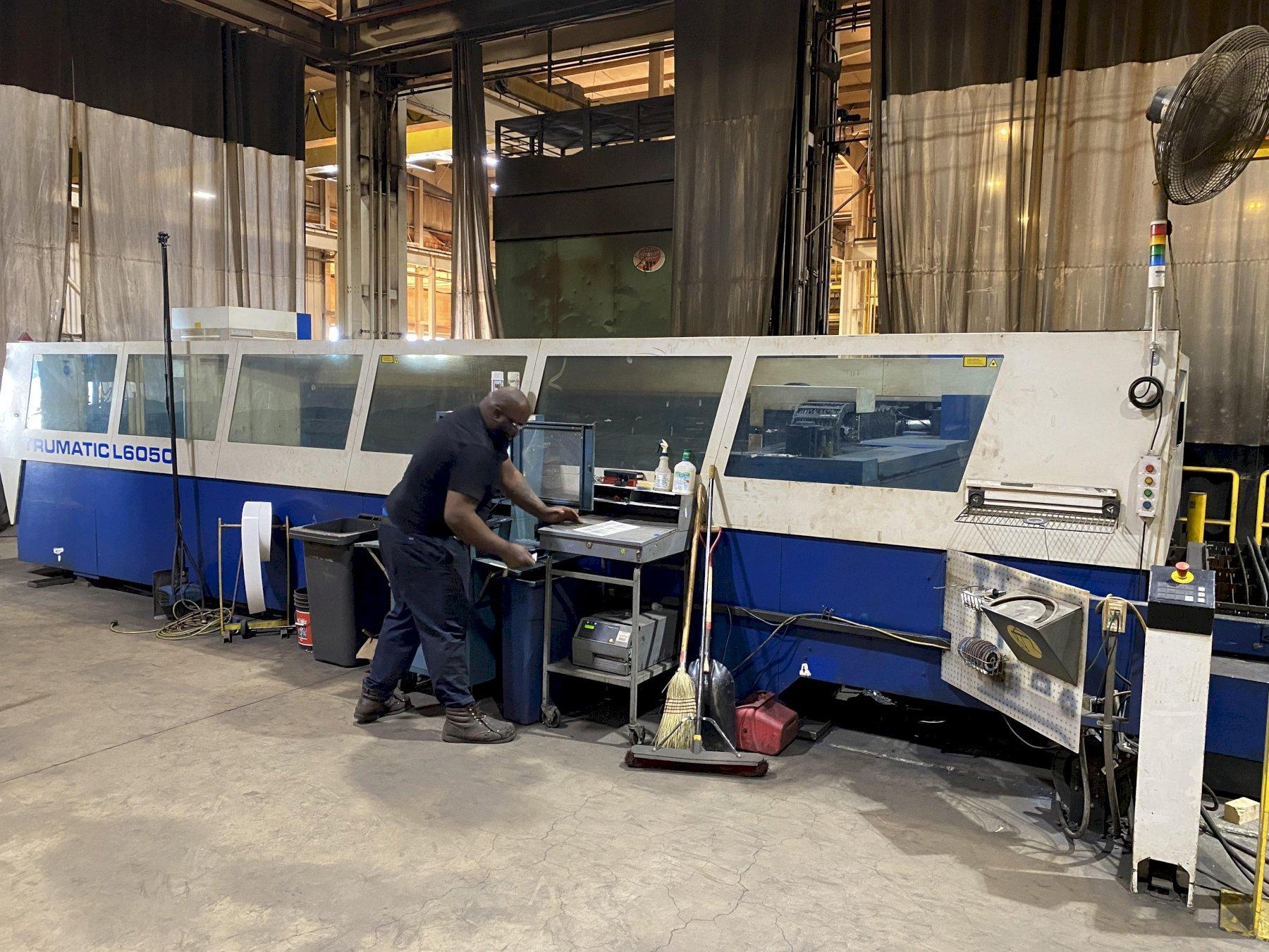 5,000 WATT TRUMPF TRUMATIC 6050 CNC LASER WITH NEW TRUFLOW 5000 ...