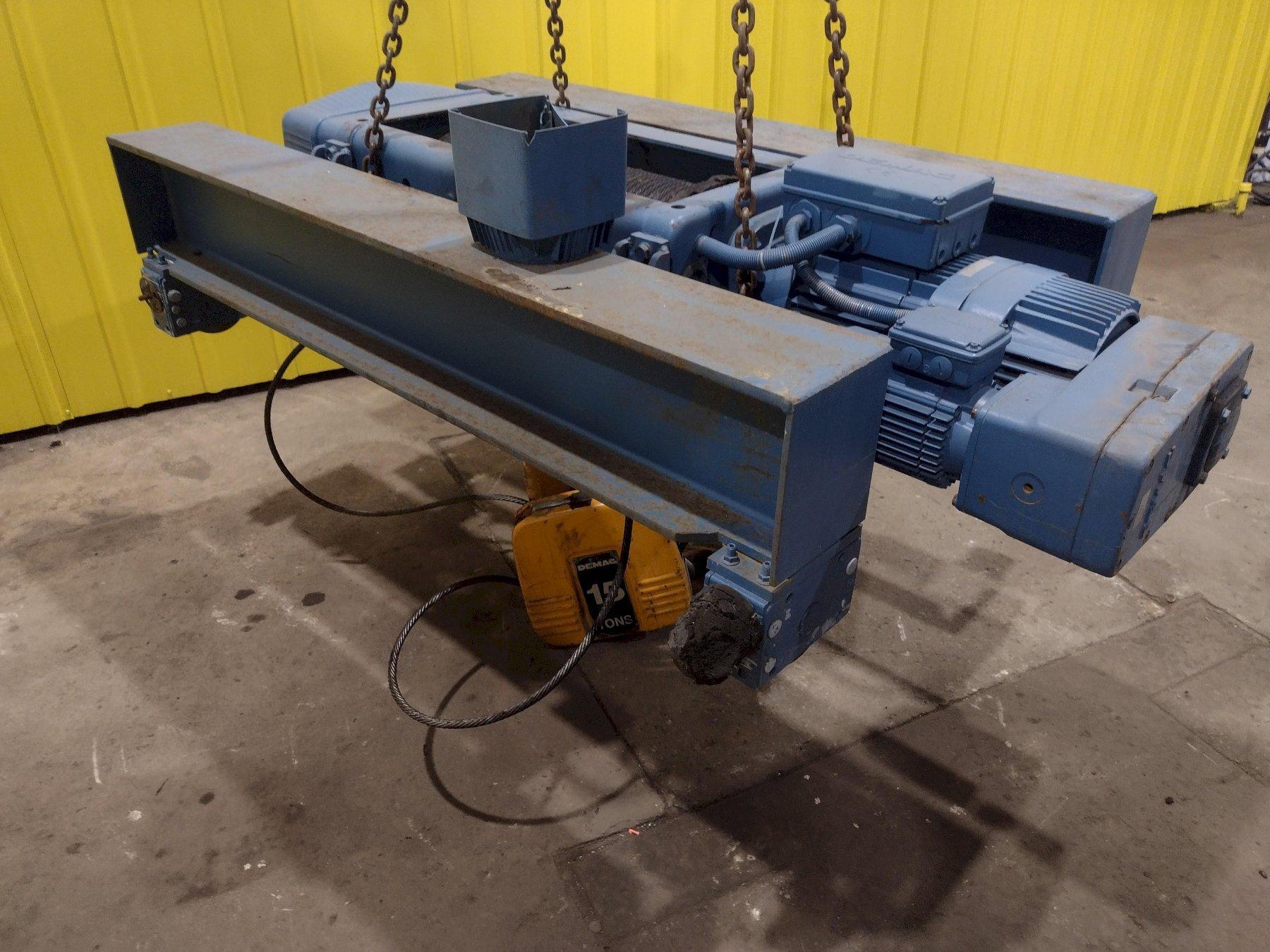 15 TON DEMAG MODEL #FG08 OVERHEAD CRANE HOIST: STOCK #17926