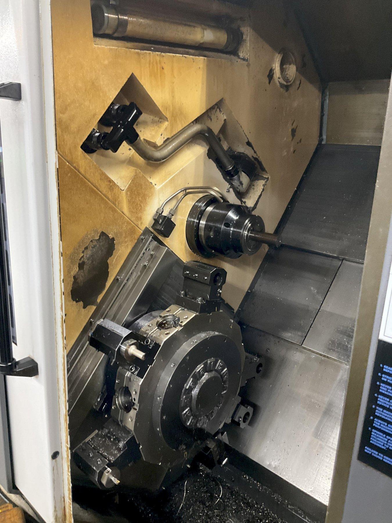 (2013) HWACHEON T2-2T-YSMC MULTI-AXIS CNC LATHE W/ FMB TURBO 5-55 ...