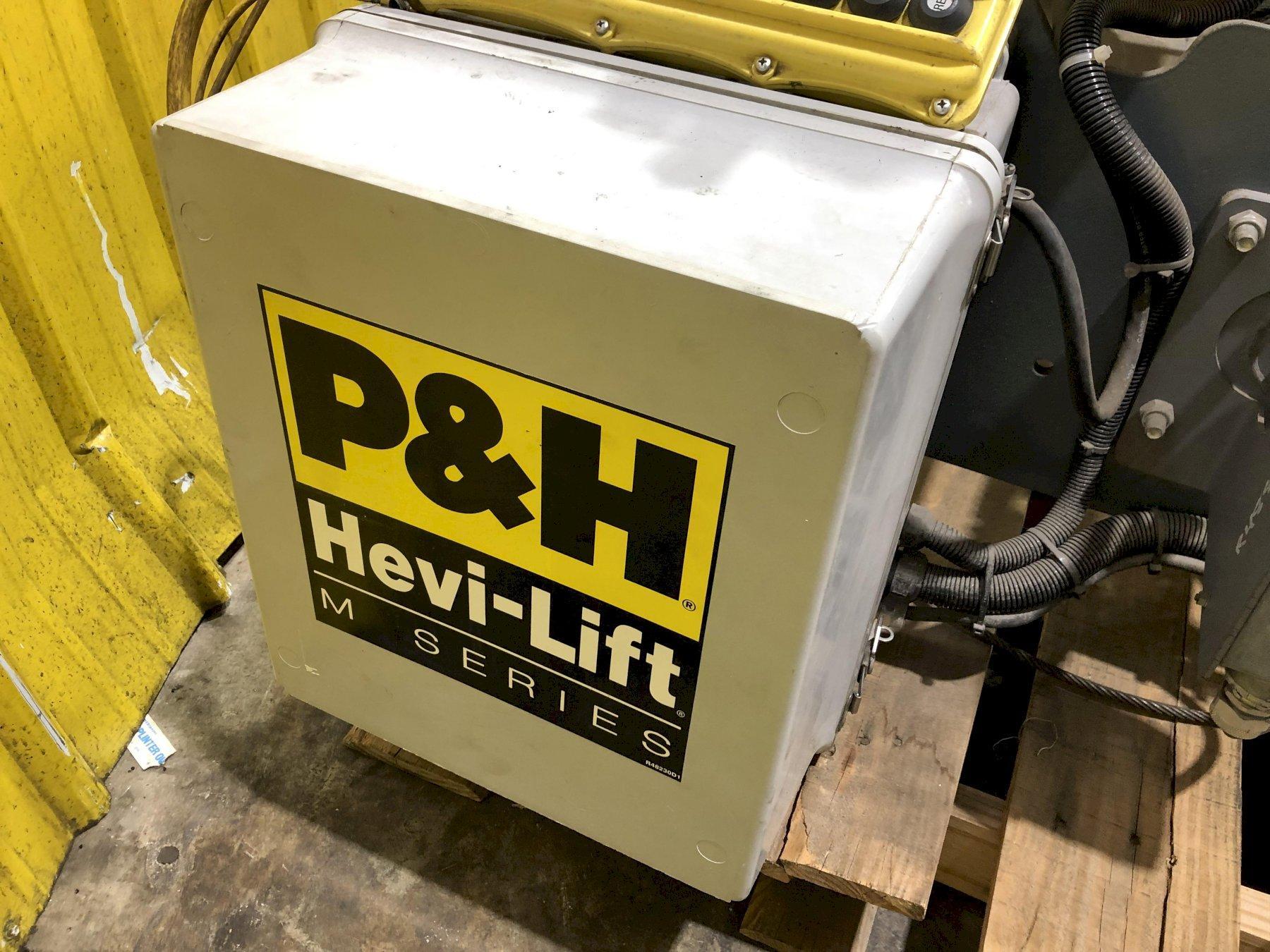 2 TON P&H “HEVI-LIFT SERIES M” POWERED CABLE HOIST WITH POWER TROLLEY ...