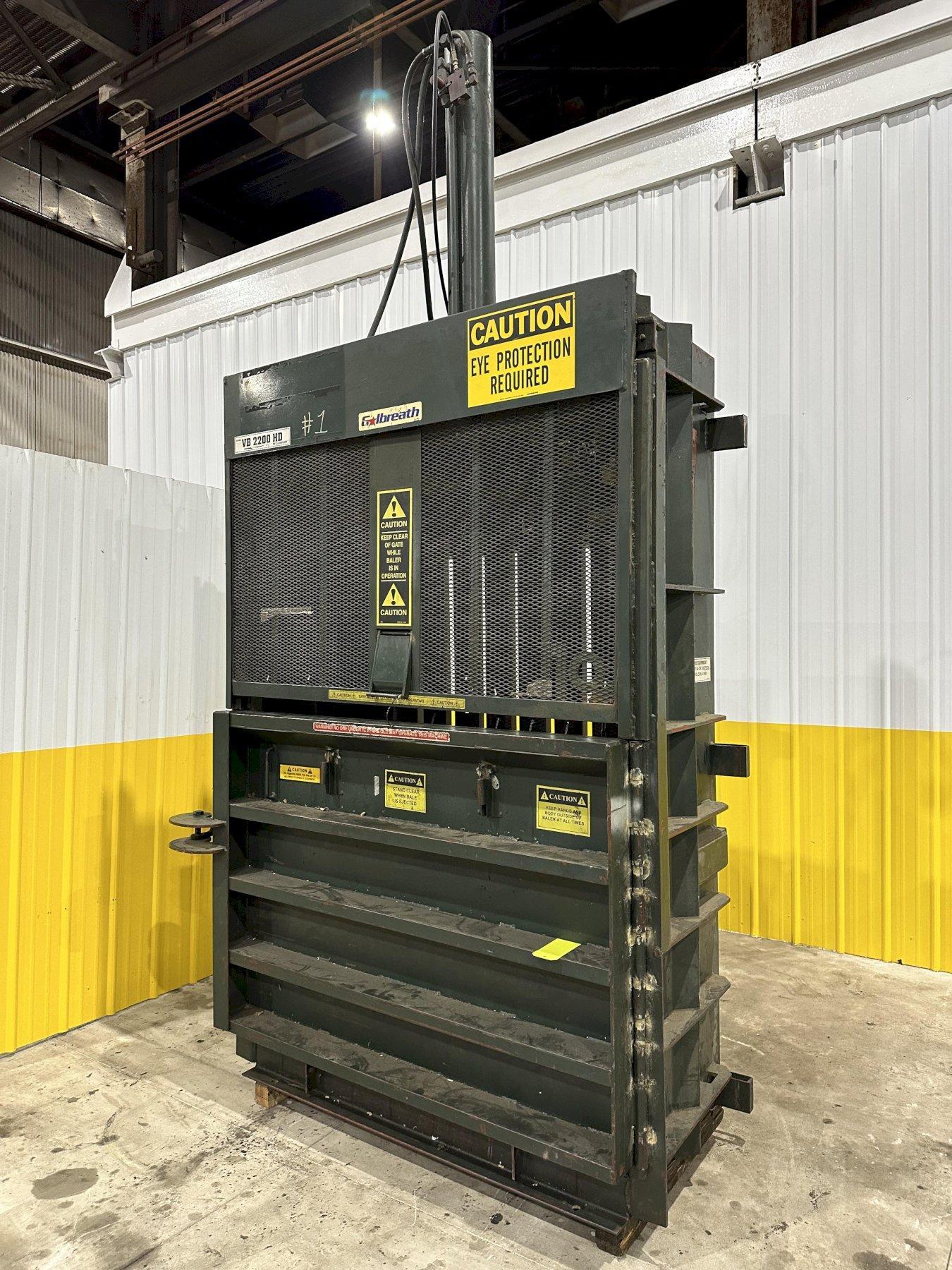 GALBREATH MODEL VB 2200 HD-3060 CARDBOARD BALER: STOCK #20518