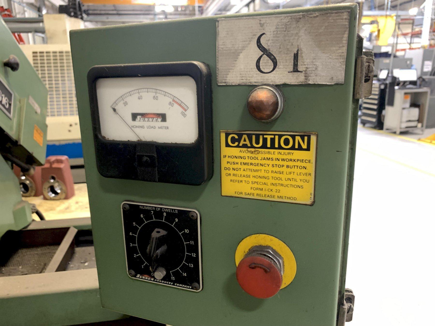 Sunnen Model CV616 “Cylinder King” Automatic Vertical Honing Machine ...