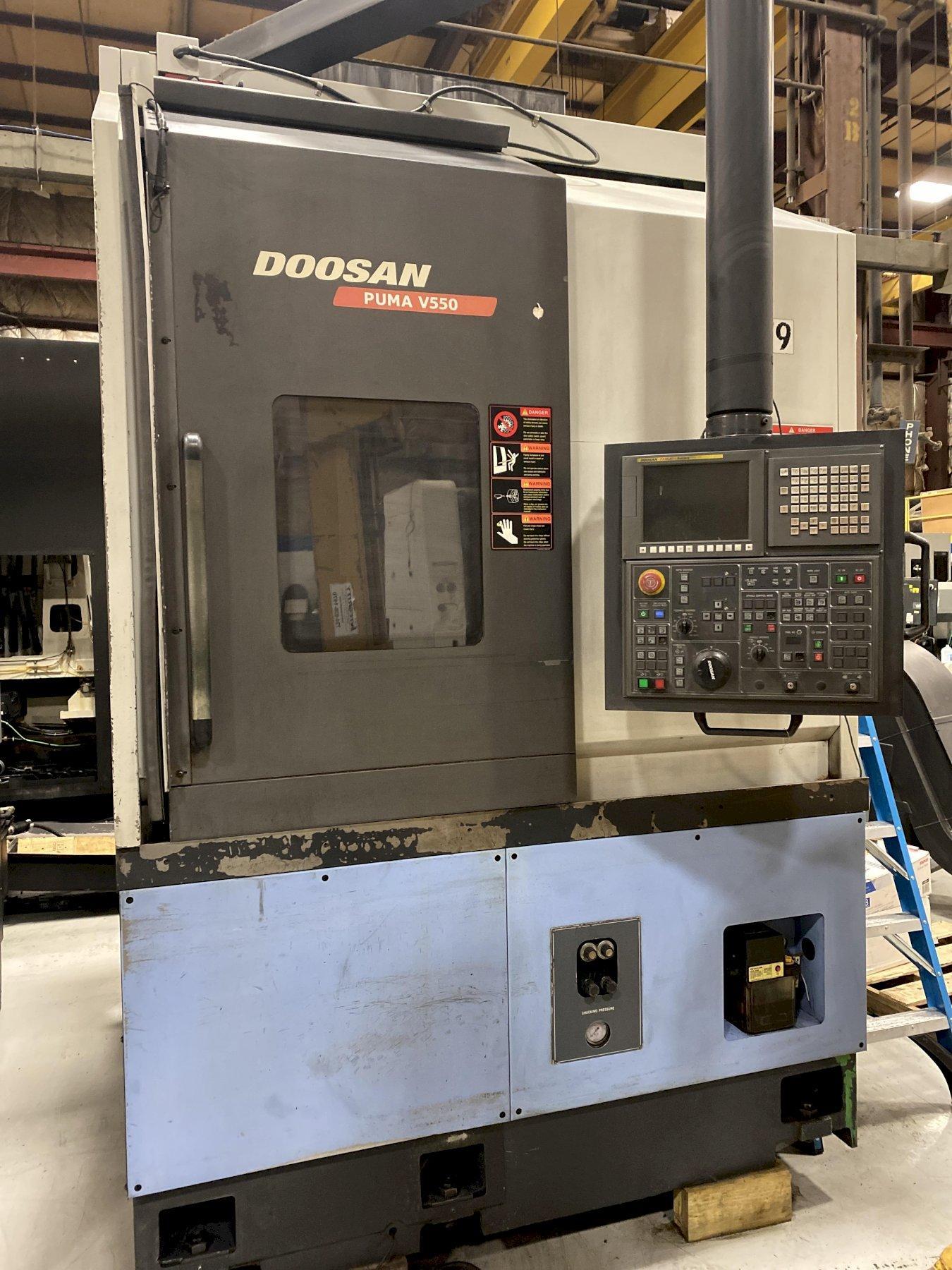 Doosan Puma V550 CNC Vertical Turret Lathe | Tramar Industries