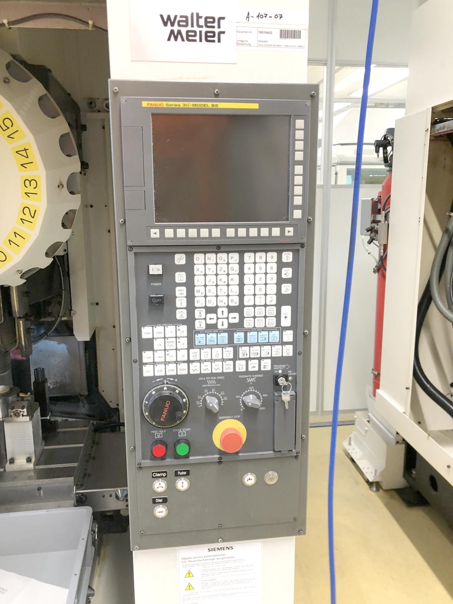 Fanuc Robodrill CNC Vertical Machining Center equipped with 4th & 5th ...