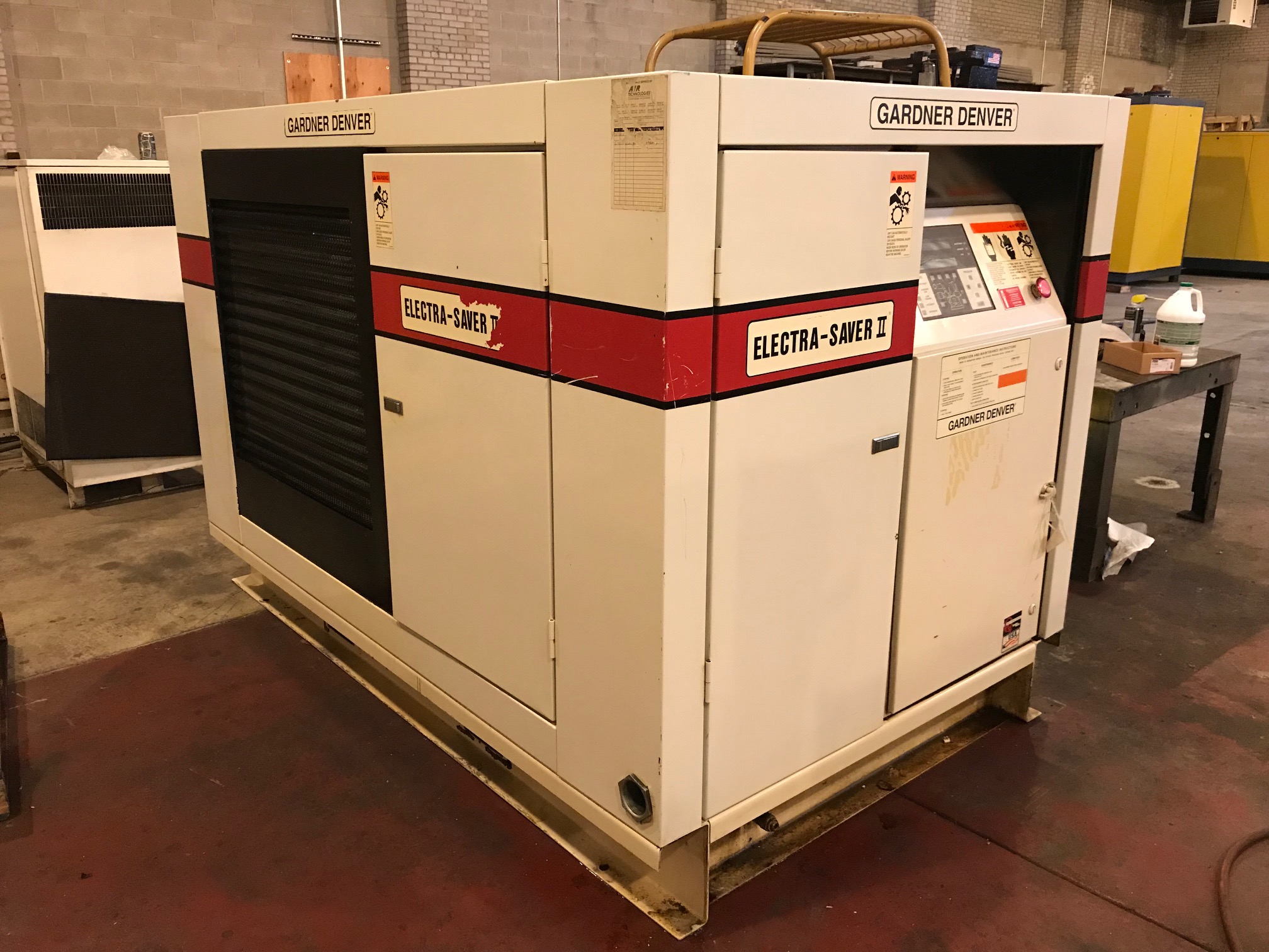 75 Hp Gardner-Denver Rotary Screw air compressor - FP Miller