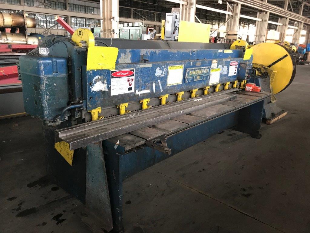 10 Ga x 10′ Cincinnati Model 1010 Mechanical Shear | G-2000 Inc.
