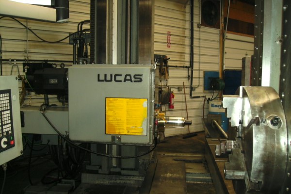 5″ Lucas 4-Axis CNC Horizontal Boring Mill | G-2000 Inc.