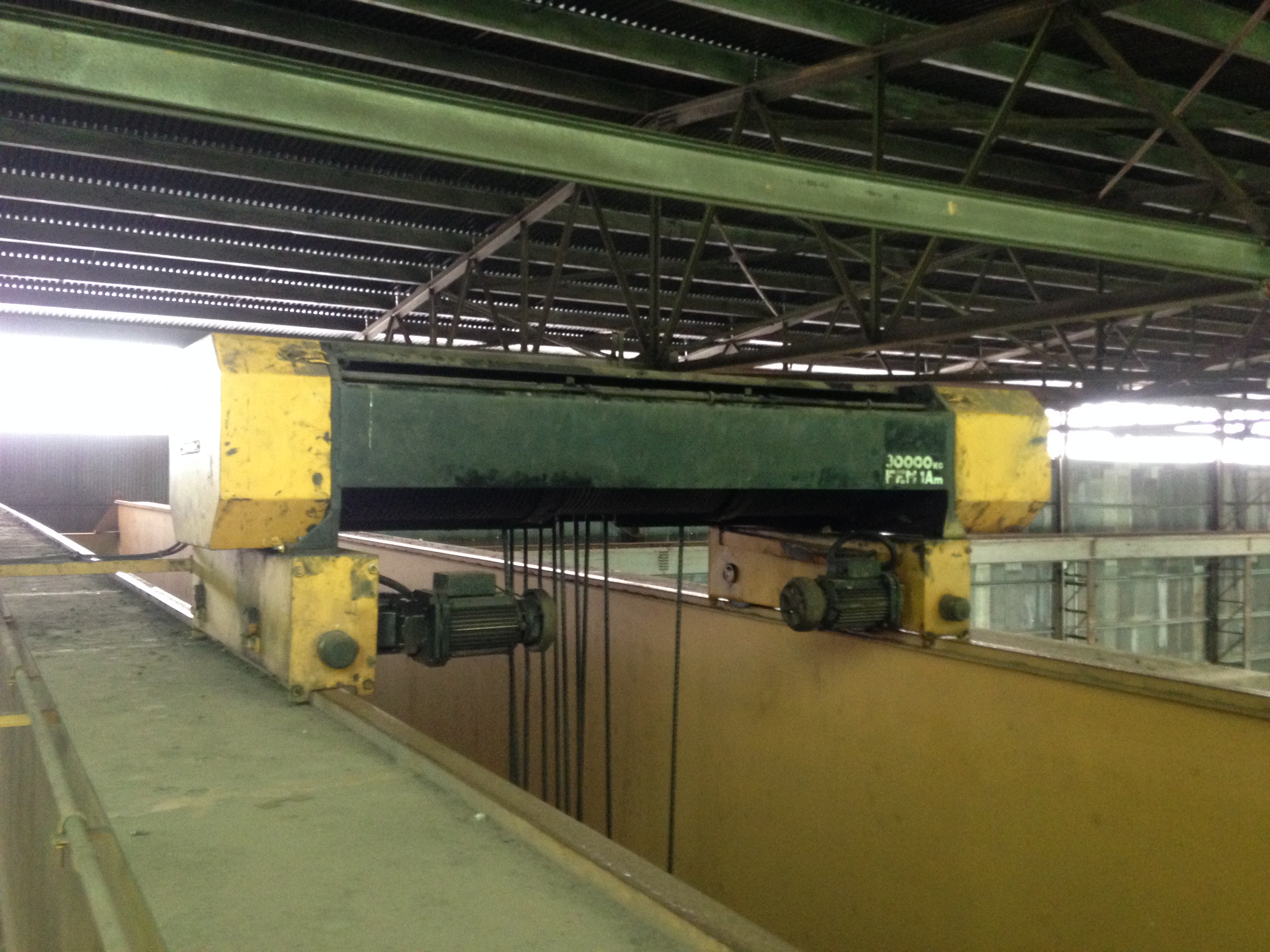 30 Ton Whiting Overhead Bridge Crane | G-2000 Inc.
