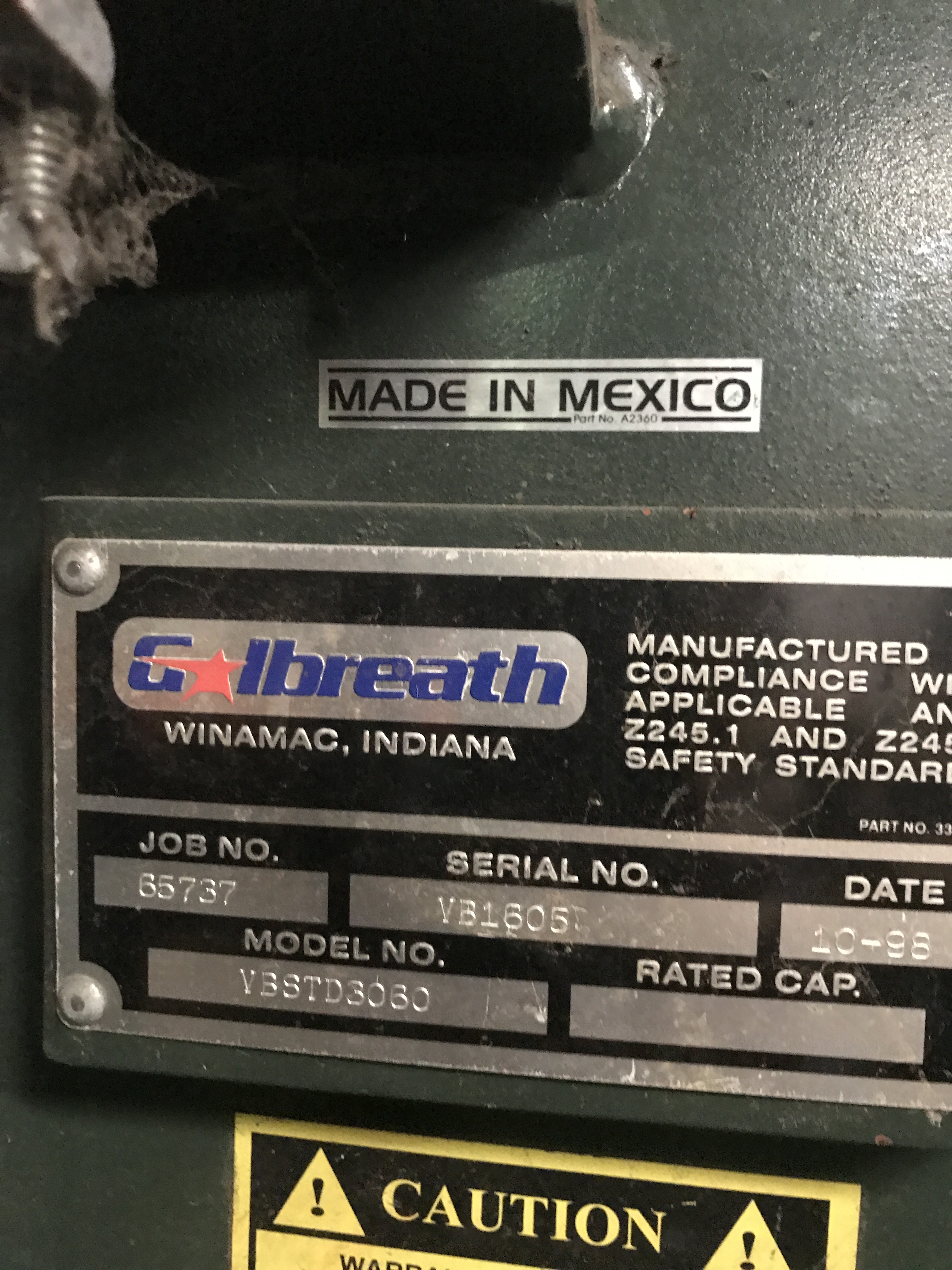 Galbreath VB1605 Vertical Baler | G-2000 Inc.