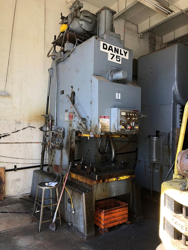 75 Ton Danly OBI Press | G-2000 Inc.